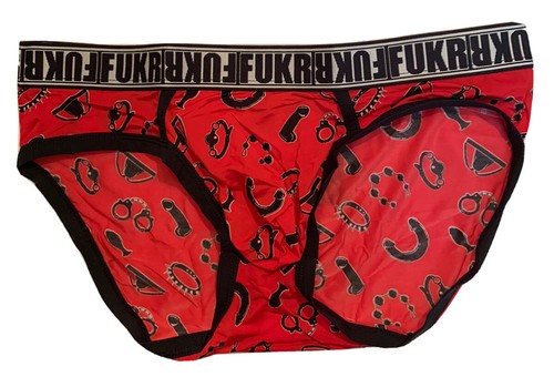 Andrew Christian 90944 Red FUKR Sex Toys Brief W/ Almost Naked Pouch ...