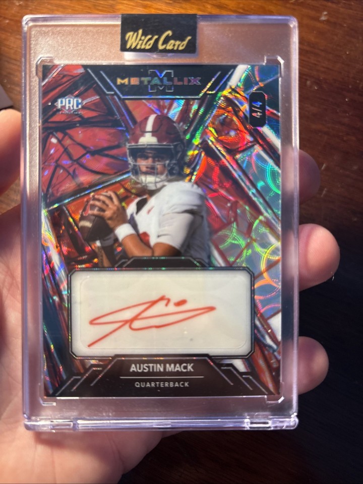 2025 Austin Mack Wildcard 4/4 Wild Card Auto | eBay