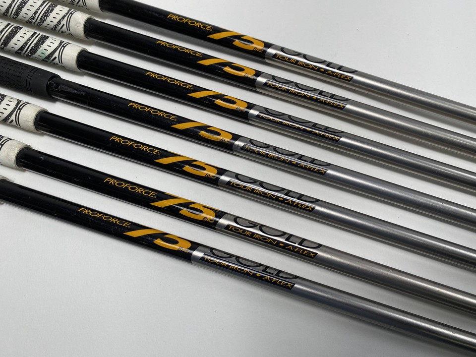 TaylorMade Rac HT Iron Set 4-PW UST Mamiya ProForce Gold Senior ...