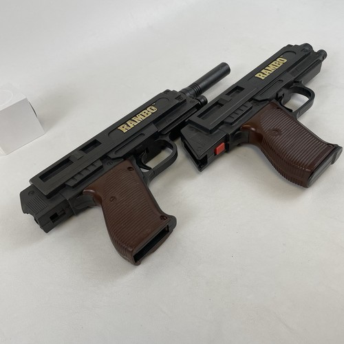 🔥Lot Of 2 Vintage Arco Rambo Toy Dart Gun Made In Hong Kong 1985 W ...