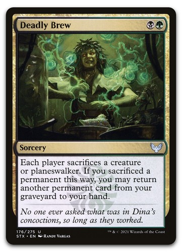 Deadly Brew #176 (NM) Strixhaven STX Magic MTG | eBay