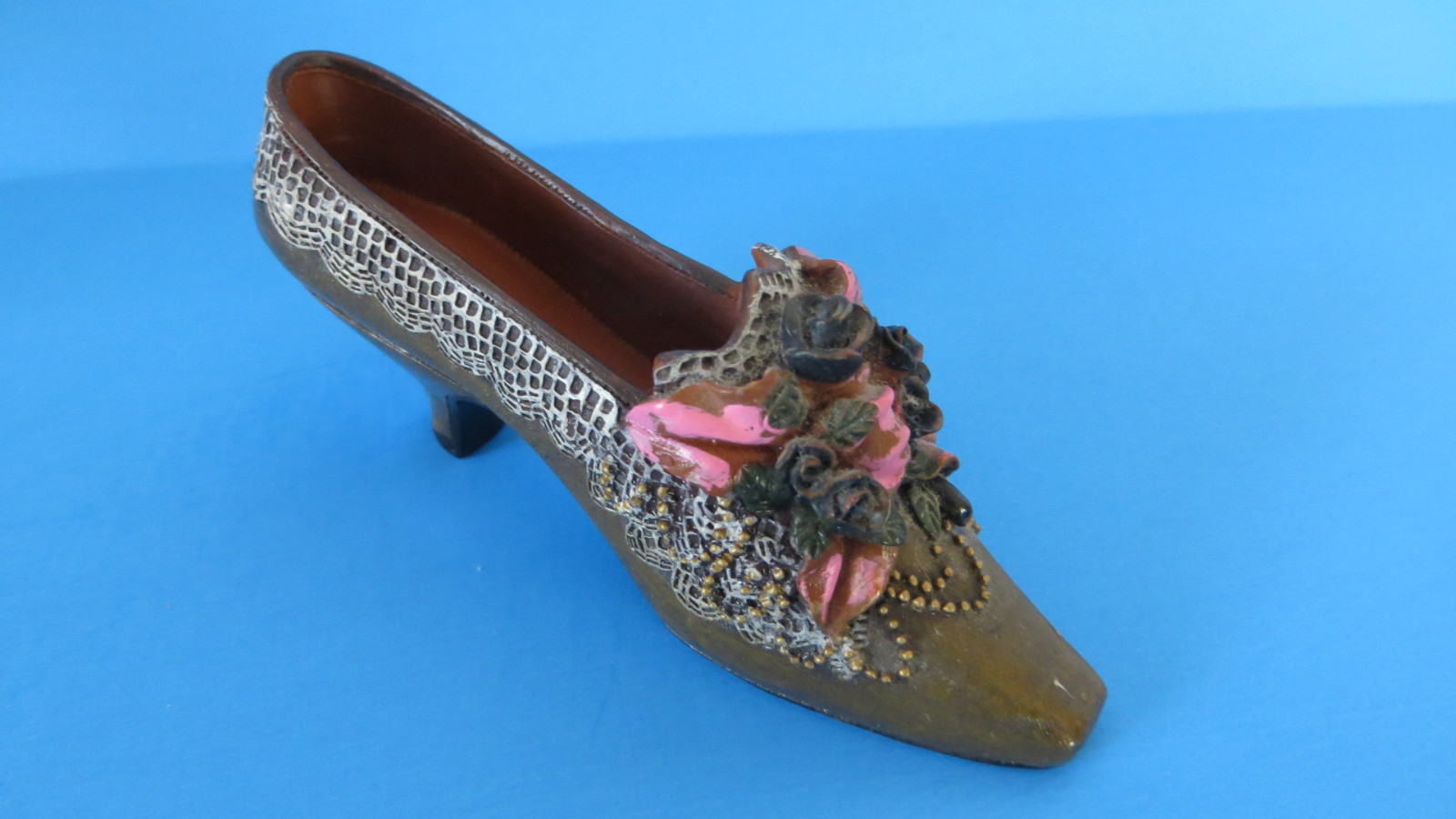 Kingsbridge My Treasure Collectable Shoe 1999 Dark Green & Pink | eBay