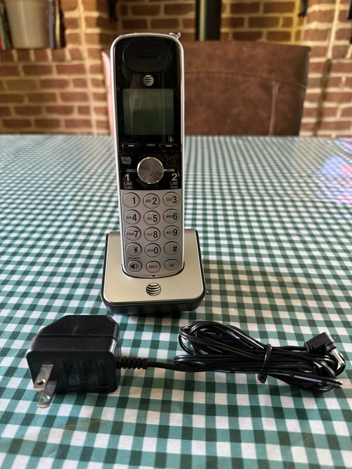 AT&T TL88002 DECT 6.0 2-Line Cordless Handset Accessory Phone For ...