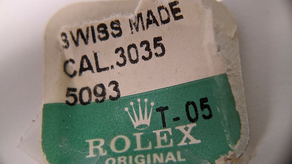 Genuine Rolex 3035 5093 Calendar Wheel Nut Authentic Rolex Caliber 1575 ...