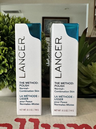 2 LANCER Skincare The Method: Polish Travel Size 0.5oz/14g New in Box ...