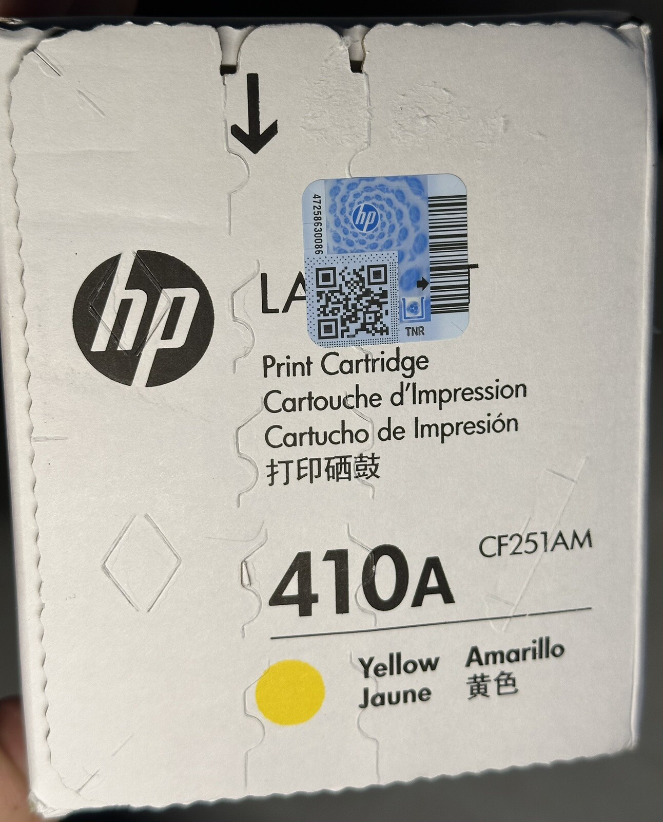 HP 410A Yellow CF412A Original LaserJet Toner Cartridge M452, M477 ...