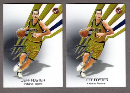 (2) 2004-05 TOPPS PRISTINE JEFF FOSTER CARD #10 LOT **NM-MT** INDIANA ...