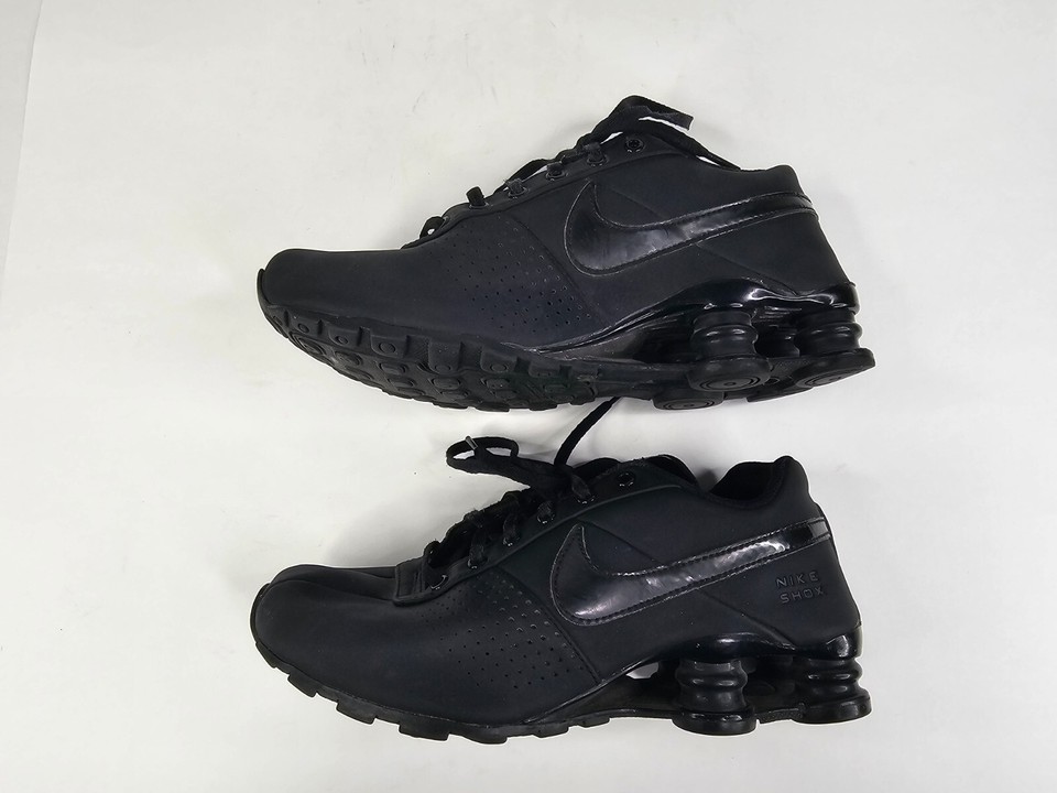 Nike Shox Deliver Triple Black Athletic Sneakers 615981-002 Kids 5.5Y ...