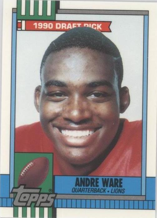 1990 Topps - Andre Ware #349 Collector's Edition (Tiffany) (RC) for ...