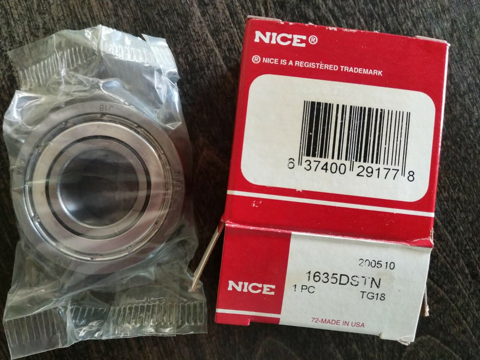 Nice 1635 NSTN Double Sealed ball bearings 0.750" ID x 1.750" OD x 0.50 ...