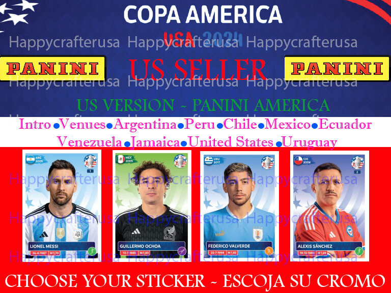 USA VERSION Panini Copa America 2024 - | Grelly USA