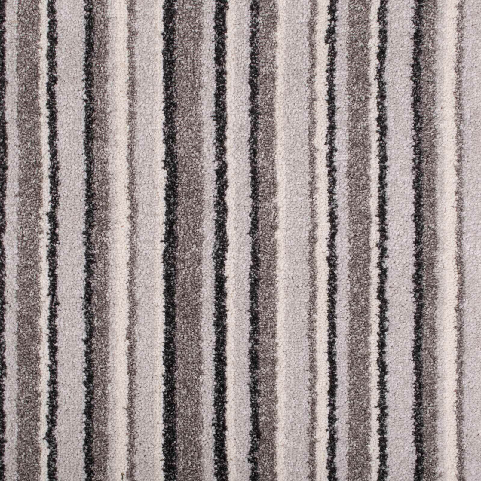 Grey Striped Carpets, Grey Stripe Carpet, Patterned Carpets, Loop, 4m ...