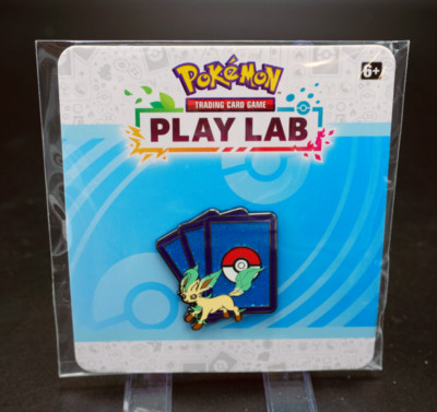 Pokémon TCG Play Lab Pin Leafeon Eeveelution | eBay