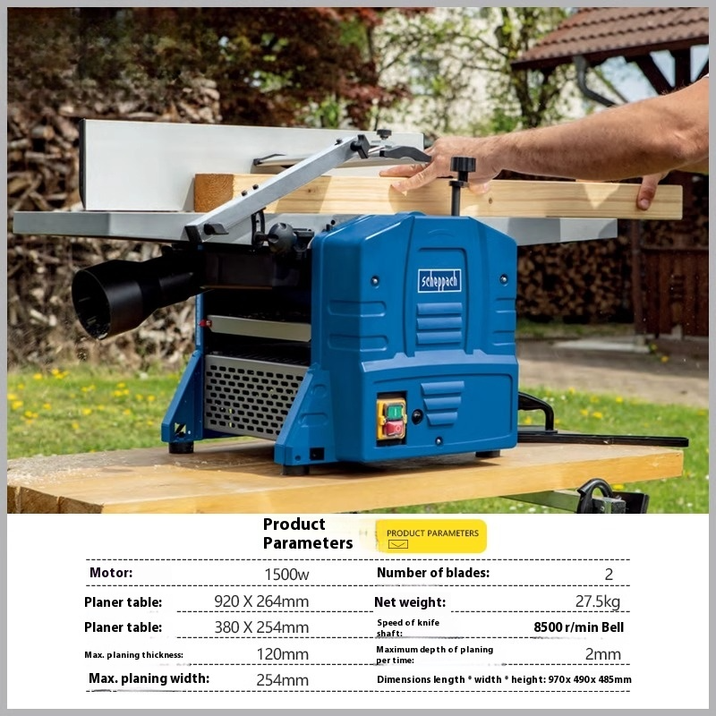 Home 10 Inch Small Woodworking Press Planer Flat Planer All-in-one ...