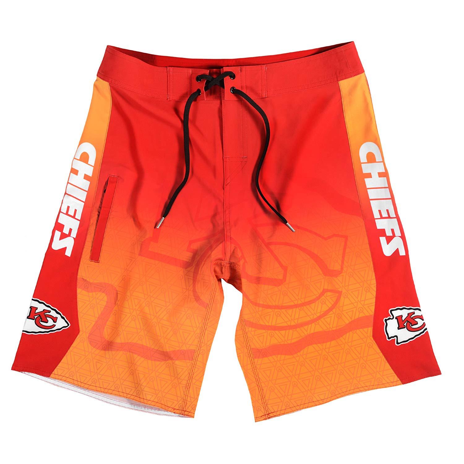 NFL Men's Team Logo Gradient Swim/Lounge Board Shorts/Trunks - Pick ...