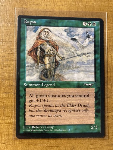 MTG KAYSA Alliances MINT RARE 1996 RESERVE LIST R. Guay Artwork ...