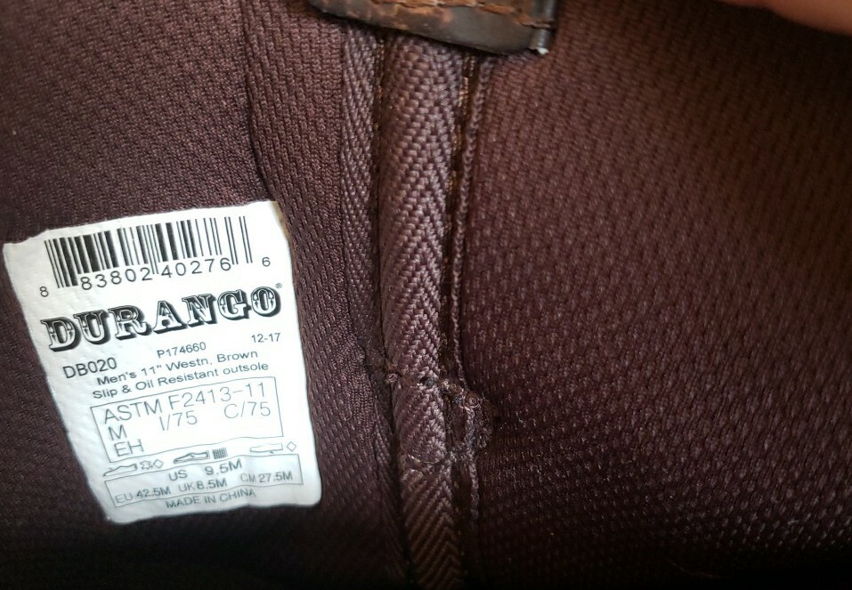 Durango Rebel American Flag Men’s Size 9.5M Boots Steel Toe DB020 Brown ...