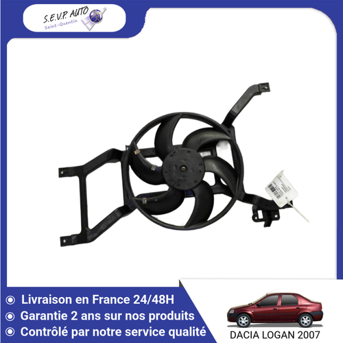 🇫🇷 MOTEUR VENTILATEUR RADIATEUR DACIA LOGAN MCV 2007- 6001550773 ♻️ | eBay