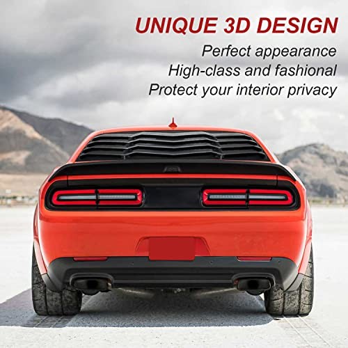 Rear Window Louver, Rear Windshield Sun Shade Cover Rear Louver Matte ...