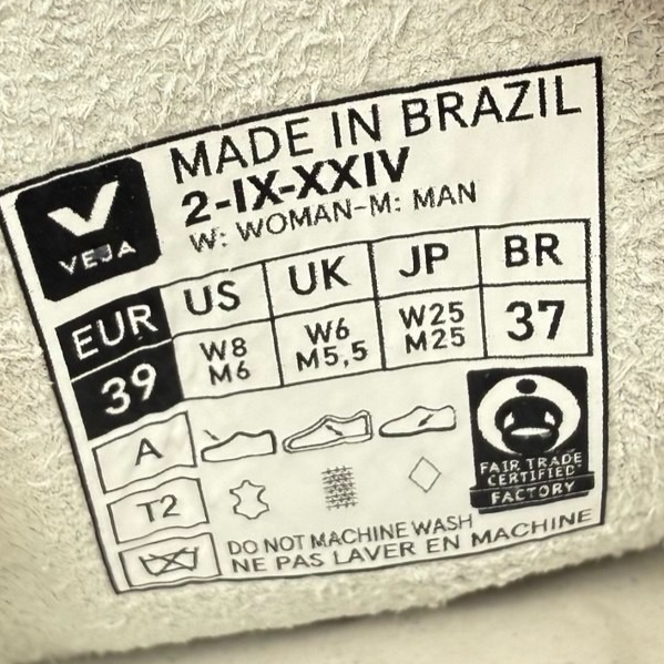Veja V-12 Leather Sneakers Women's Sizes Extra White Sable XD0202335A ...