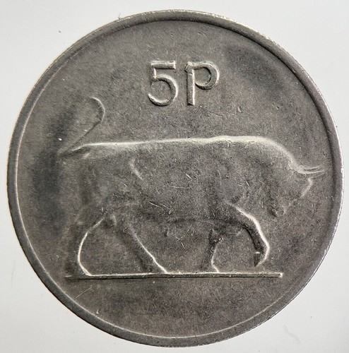 1978 Irish Bull 5p 5 Five-Pence Coin | Very High Grade | a7048 | eBay