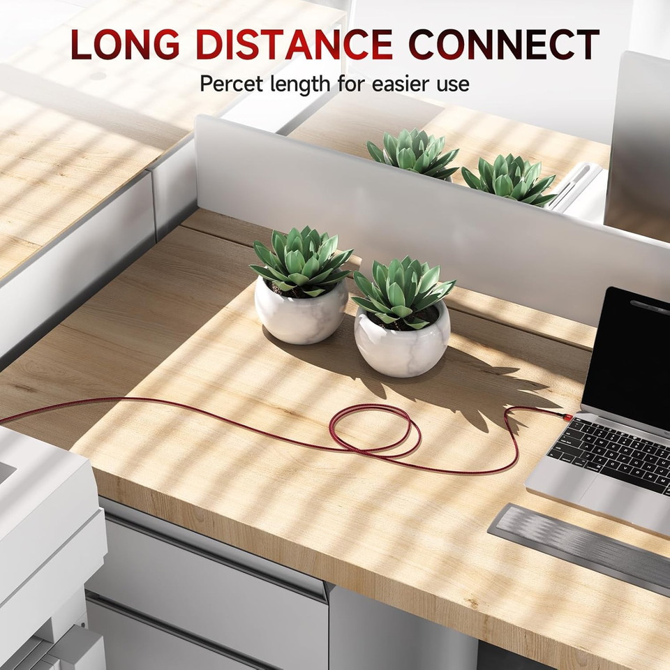 Printer Cable 25 FT,USB 2.0 Printer Cable to Computer,Usb a to B Cord ...