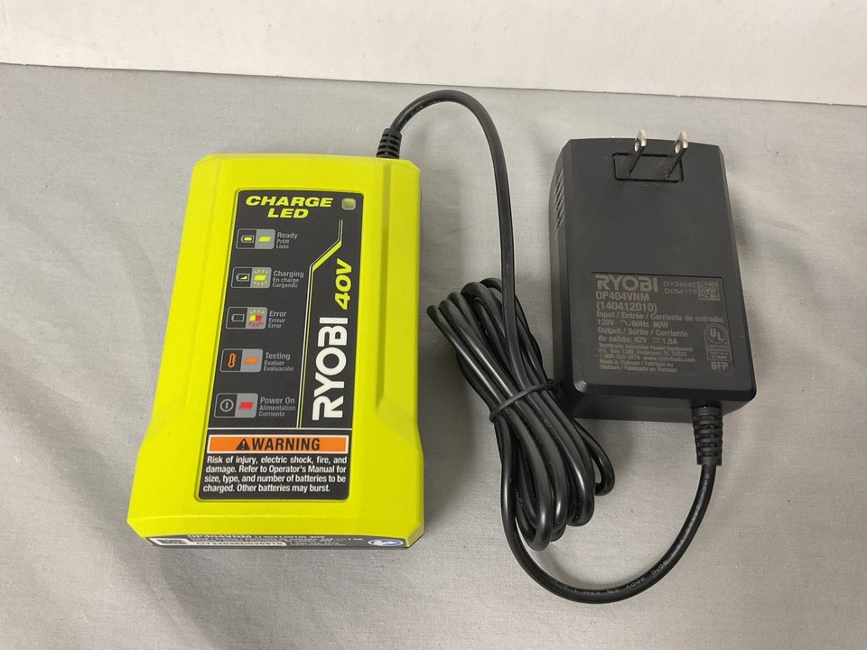 Ryobi OP40404VNM 40V 4Ah Li-Ion Battery & Charger (OP404VNM) | eBay