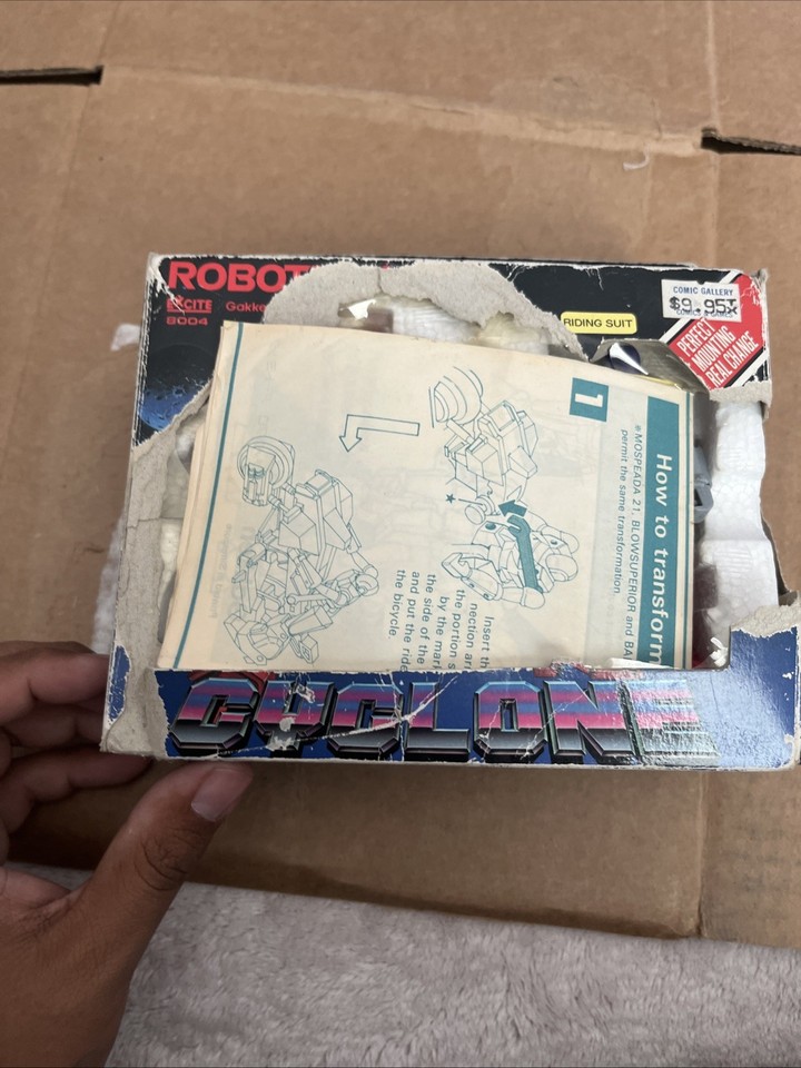 Vintage 80s Robotech Gakken Cyclone Armor Bike Riding Suit Lancer | eBay