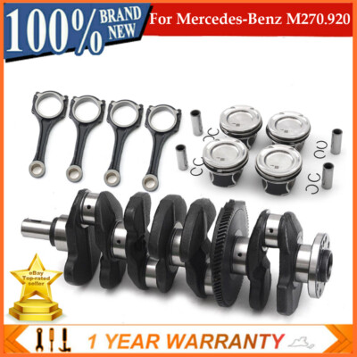 M270.920 Engine Crankshaft Rods & Pistons Kit For Mercedes-Benz A250 ...