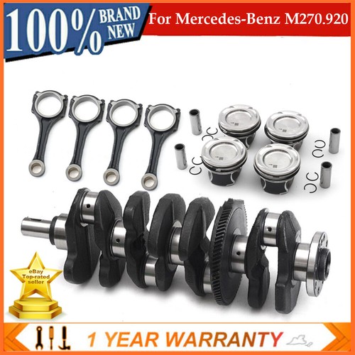 M270.920 Engine Crankshaft Rods & Pistons Kit For Mercedes-Benz A250 ...
