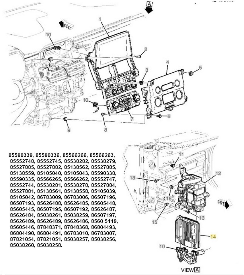 GM MyLink Intellilink HMI IOS/IOU 3.X Module for Wireless Apple CarPlay ...
