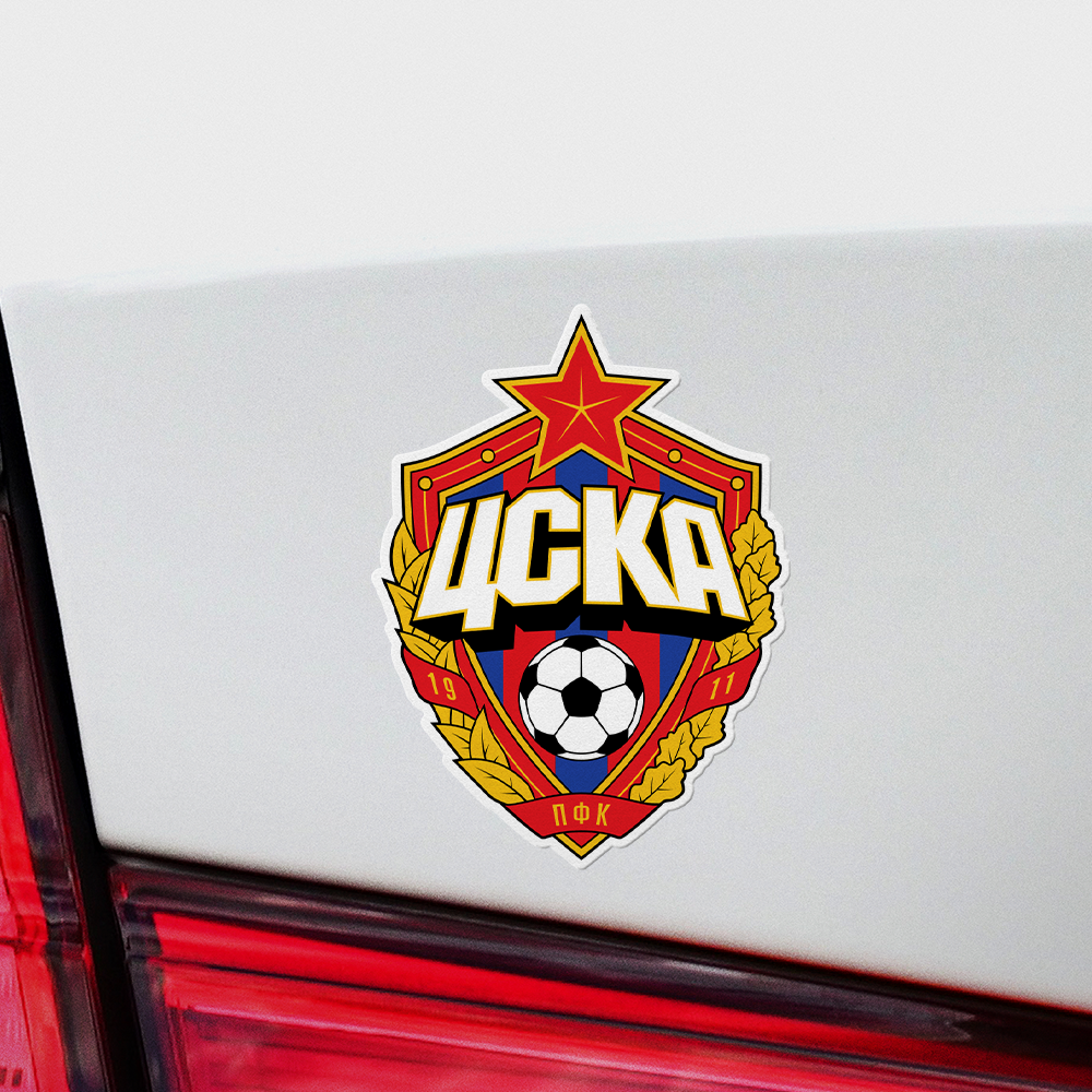 CSKA Moscow Russia 4 Pack Sticker Vinyl Decal Football Soccer ЦСКА ...