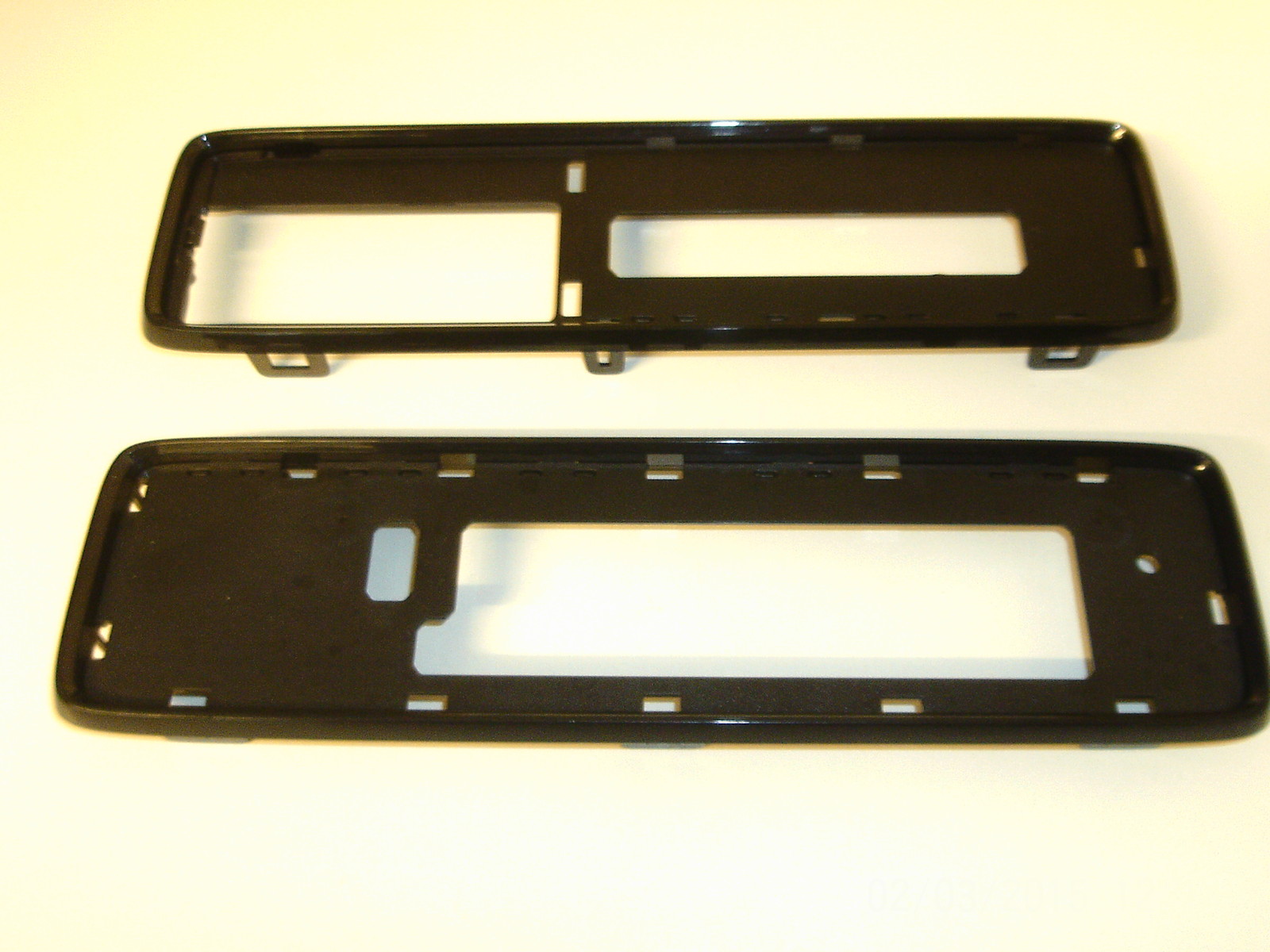 XBOX 360 SLIM 360S GLOSS BLACK TOP BOTTOM SIDE BEZEL GRILL PANELS | eBay
