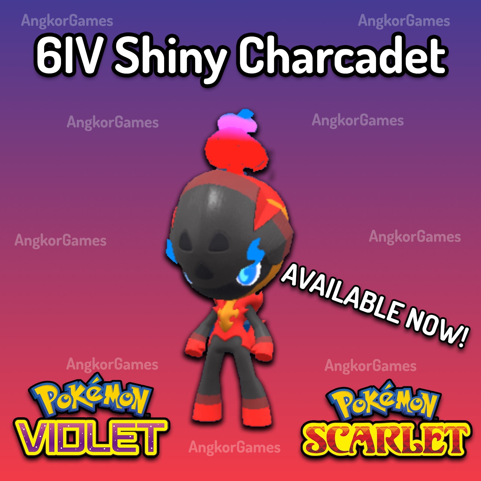 Shiny Charcadet 6IV Pokemon Scarlet & Violet | Fast Delivery! | eBay