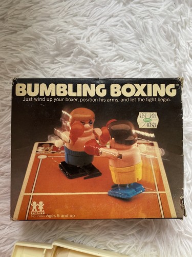 VINTAGE! 1980 TOMY Bumbling Boxing - COMPLETE IN BOX With Instructions ...