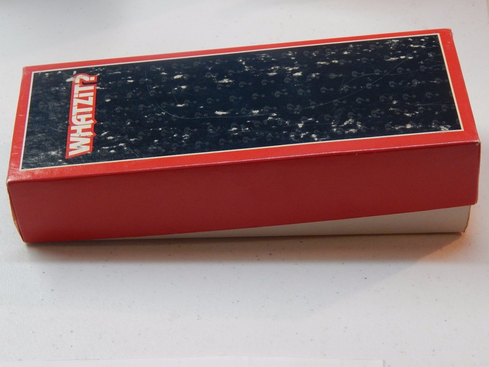 1987 Whatzit ? Board Card Game Replacement Card Box & Insert Only ...