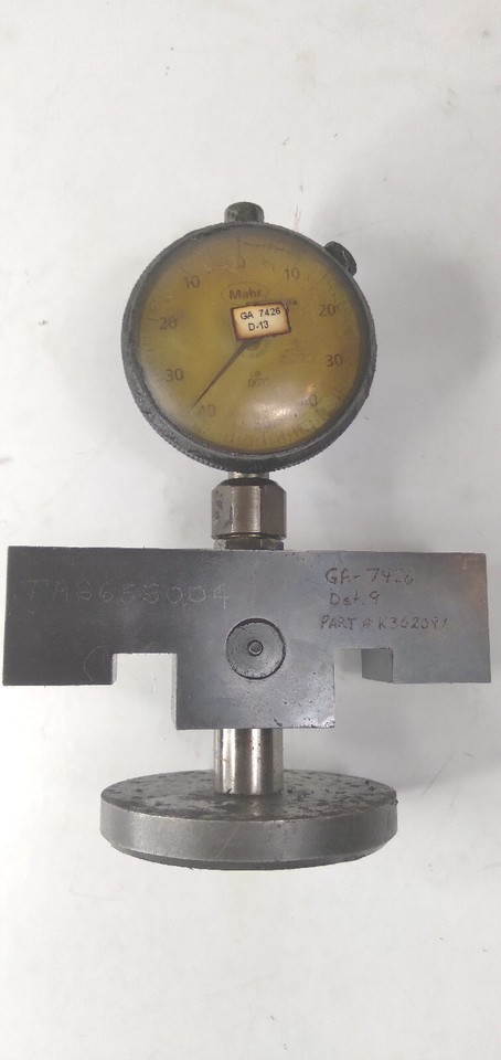 MAHR FEDERAL DIAL INDICATOR .001" Steampunk with Base Industrial ...