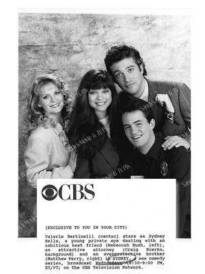 VALERIE BERTINELLI, CRAIG BIERKO, MATTHEW PERRY Original TV Photo ...