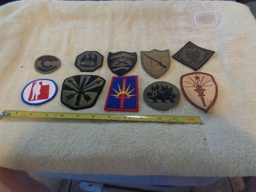 10 Military Patches New & Used (BOX TOAD#B12) | eBay