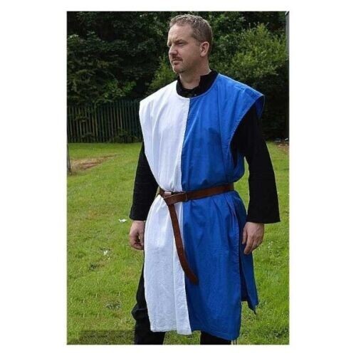 Medieval Knight Costume Mens Tunic Open Side Men Cosplay Reenactment ...
