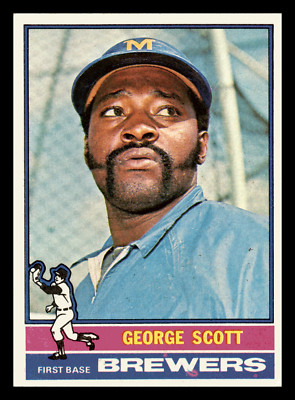 1976 Topps George Scott Milwaukee Brewers #15 EX-MINT | eBay