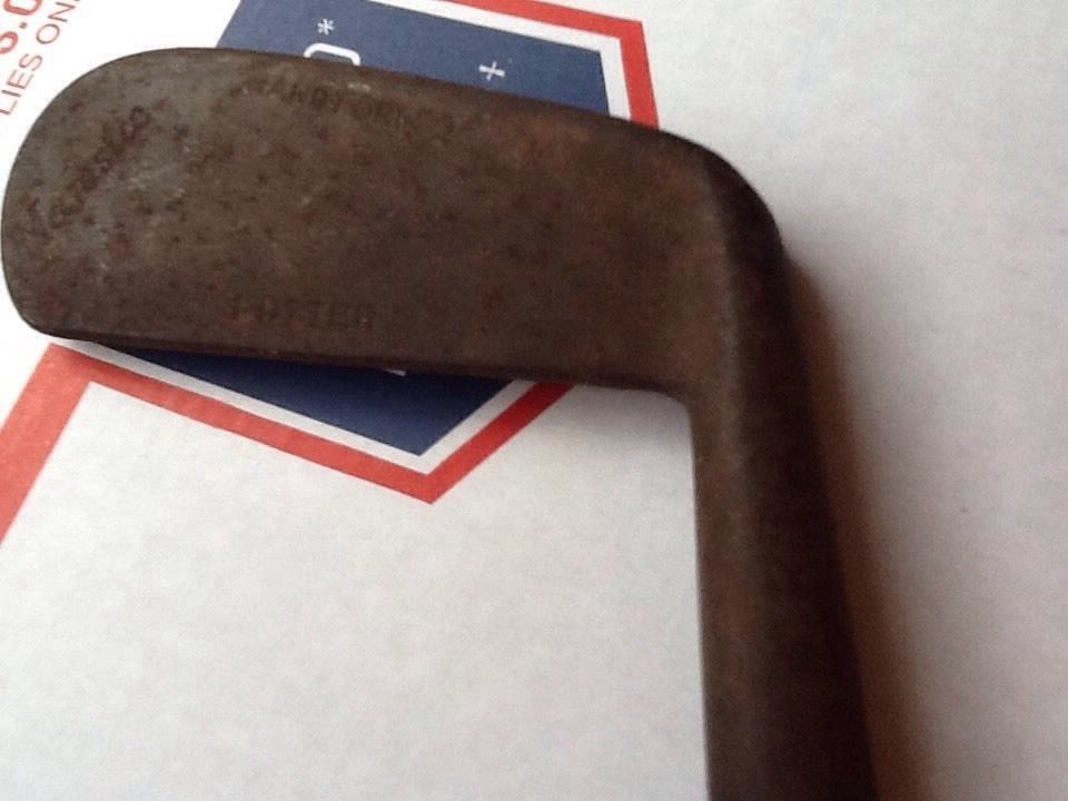 Vtg Majestic Hand Forged Putter & Mashie - Mens Hickory Wood Shaft Golf ...
