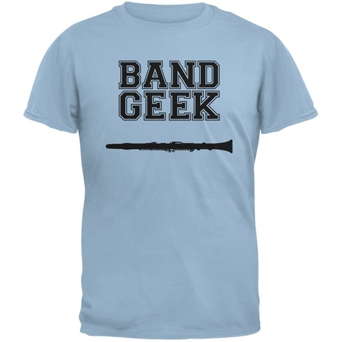 Band Geek Clarinet Light Blue Adult T-Shirt | eBay