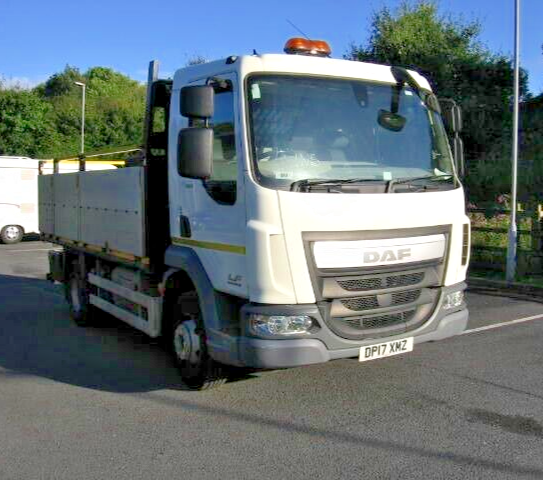 2017 DAF LF45.150 14FT DROPSIDE 7.5 TON LORRY. QUITE RARE SWB SIZE ...