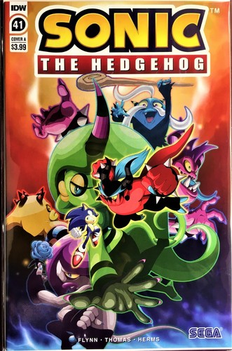 SONIC The HEDGEHOG Comic Book IDW #41 Cover A June 2021 Bagged ...