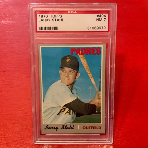 1970 Topps Larry Stahl #494 *Padres* PSA 7 NM | eBay