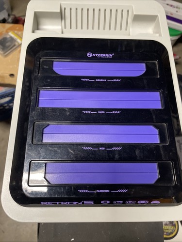 Hyperkin Retron 5 - Console Only (no cords) Grey w/ purple WORKING | eBay