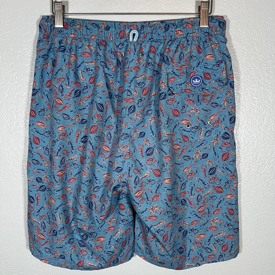 Peter Millar Seaside Collection Swim Trunks Men's Medium Drawstring ...