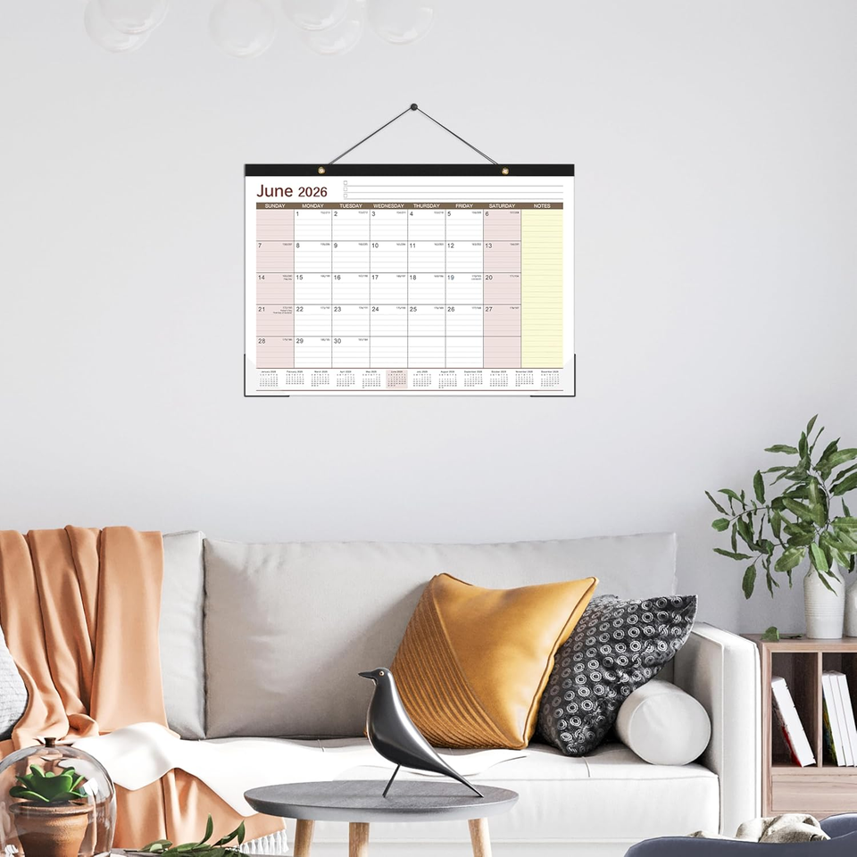2026 Desk Calendar - Large Desk Calendar 2026, JAN 2026 - DEC 2026 ...