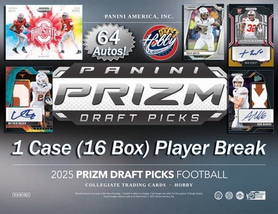 Jalen Royals 2025 Panini PRIZM DRAFT PICKS 1 Case (16 Box) Player Break ...